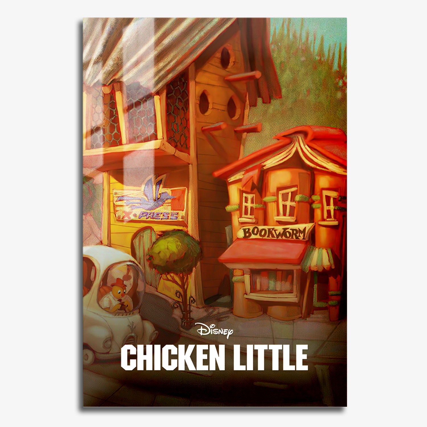 Chicken Little Classic Metal Poster Movie Metal Poster – Flex Design Store