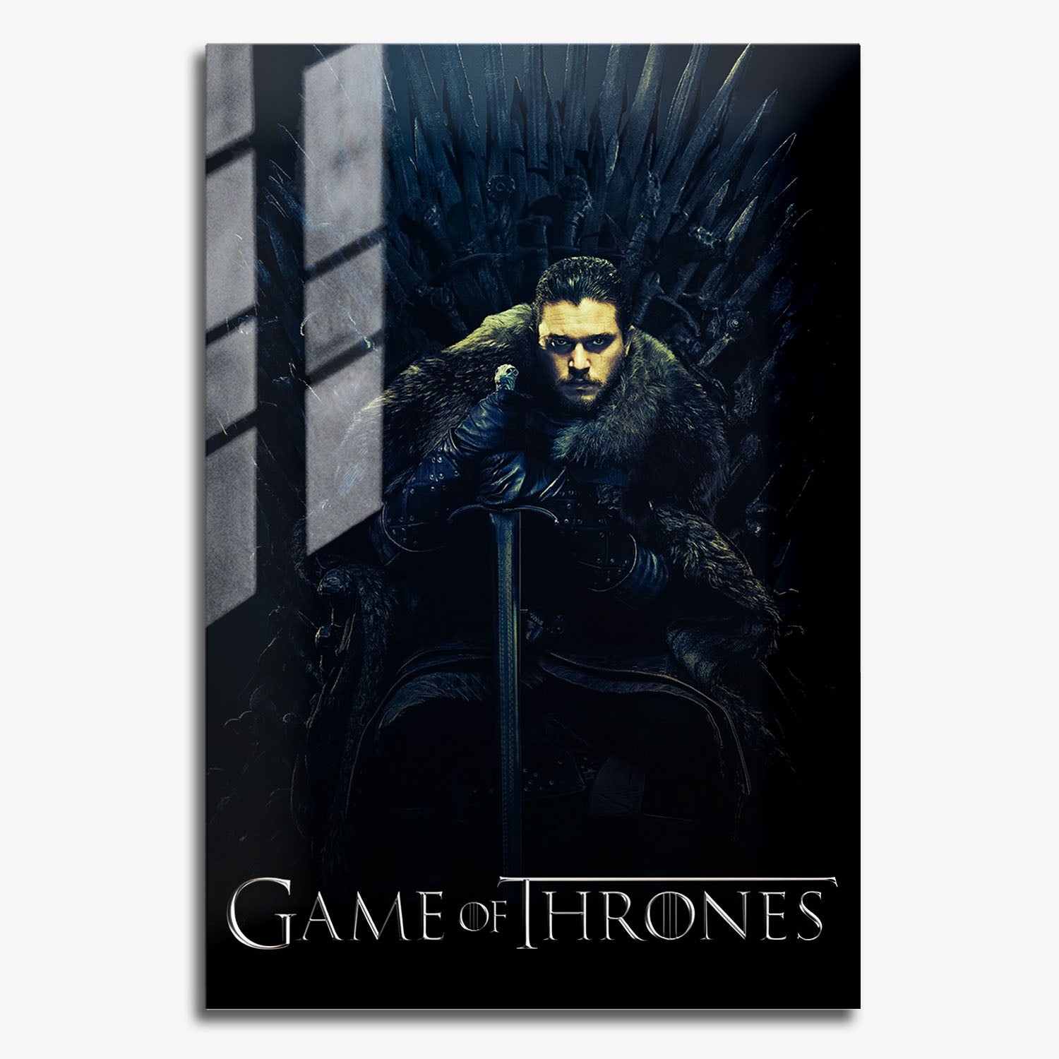 Game of Thrones Jon Snow Classic Metal Poster TV Show Metal Poster ...