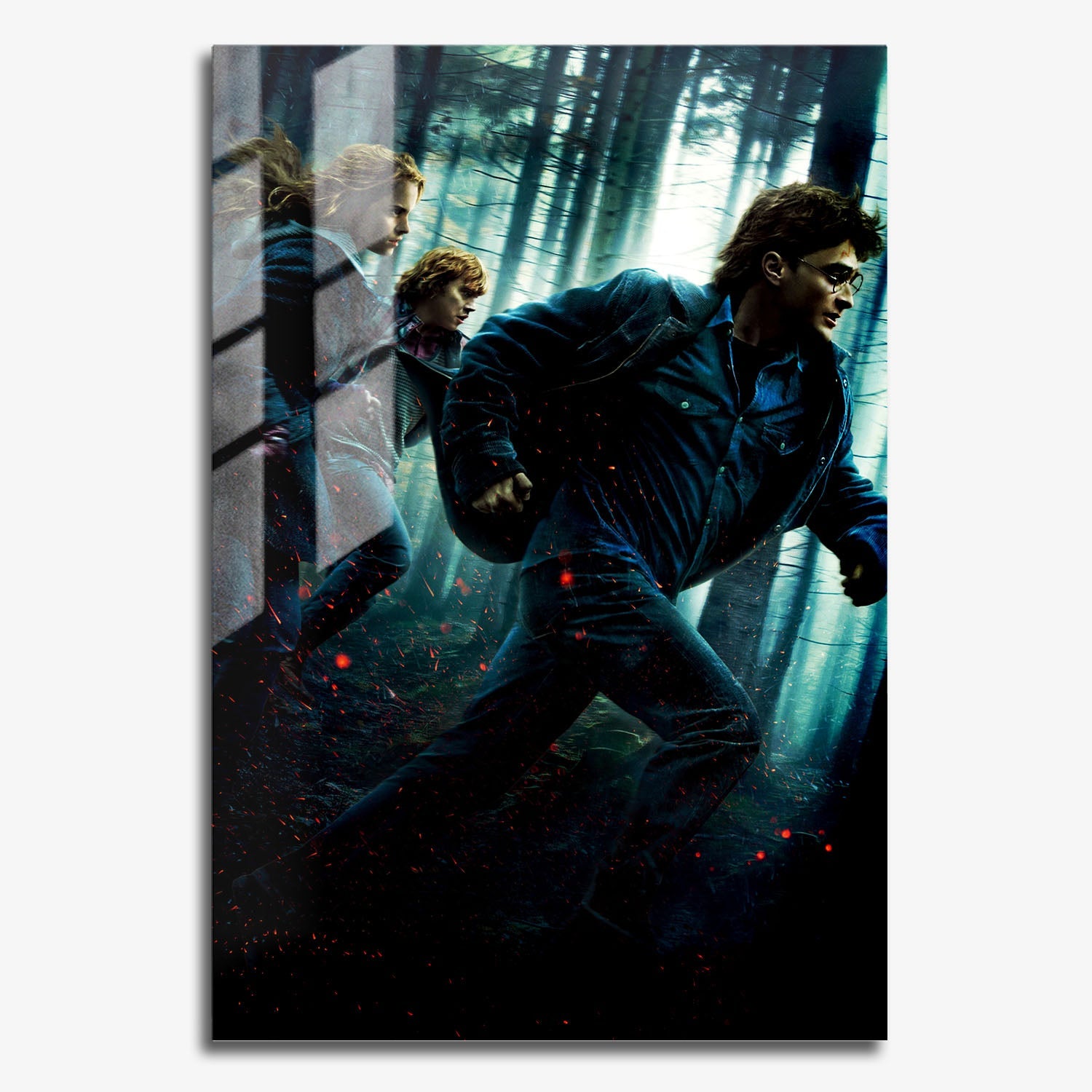 Harry Potter and the Deathly Hallows Part 1 Textless Metal Poster Movie ...