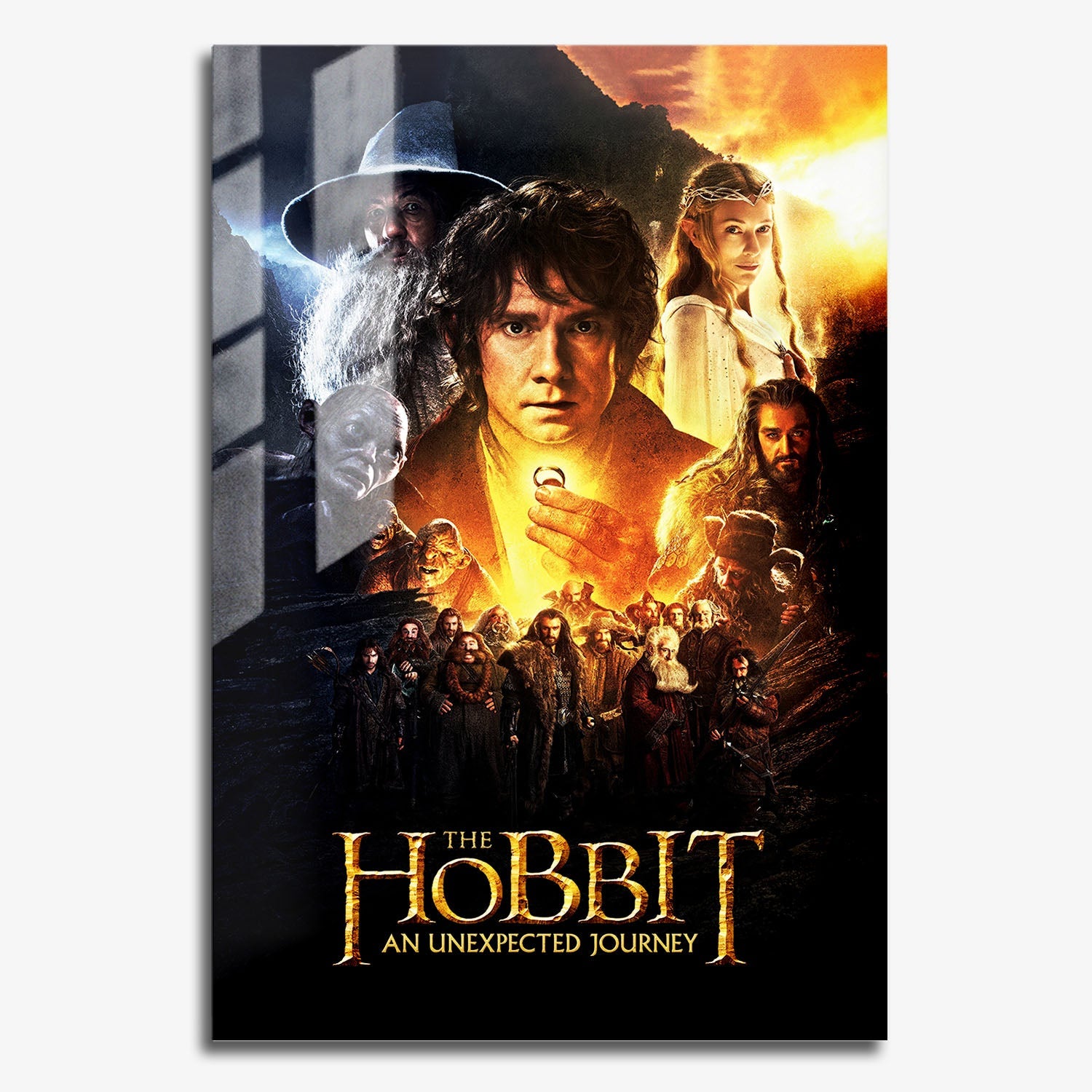 The Hobbit An Unexpected Journey Metal Poster Movie Metal Poster – Flex ...