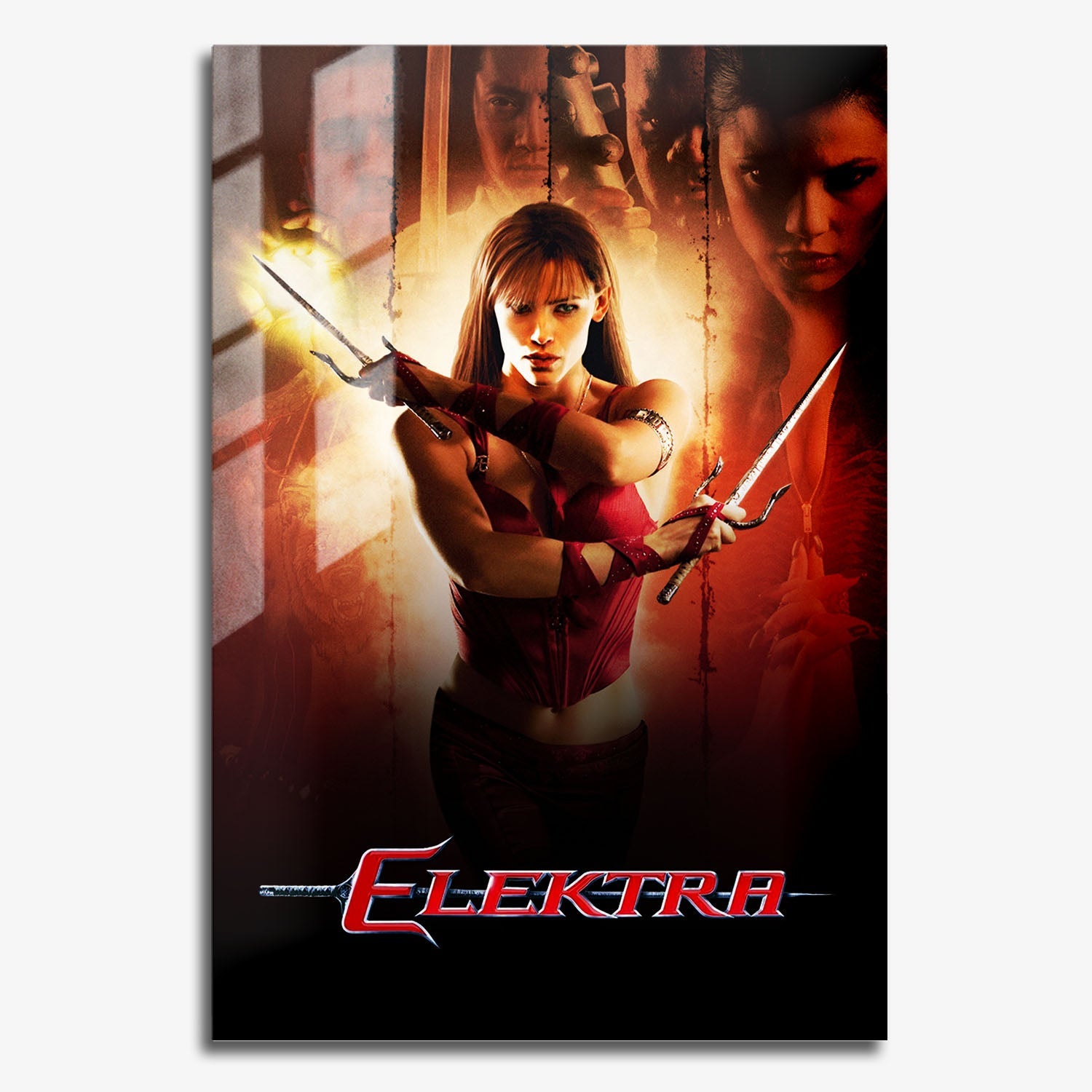 Elektra Metal Poster Movie Metal Poster – Flex Design Store