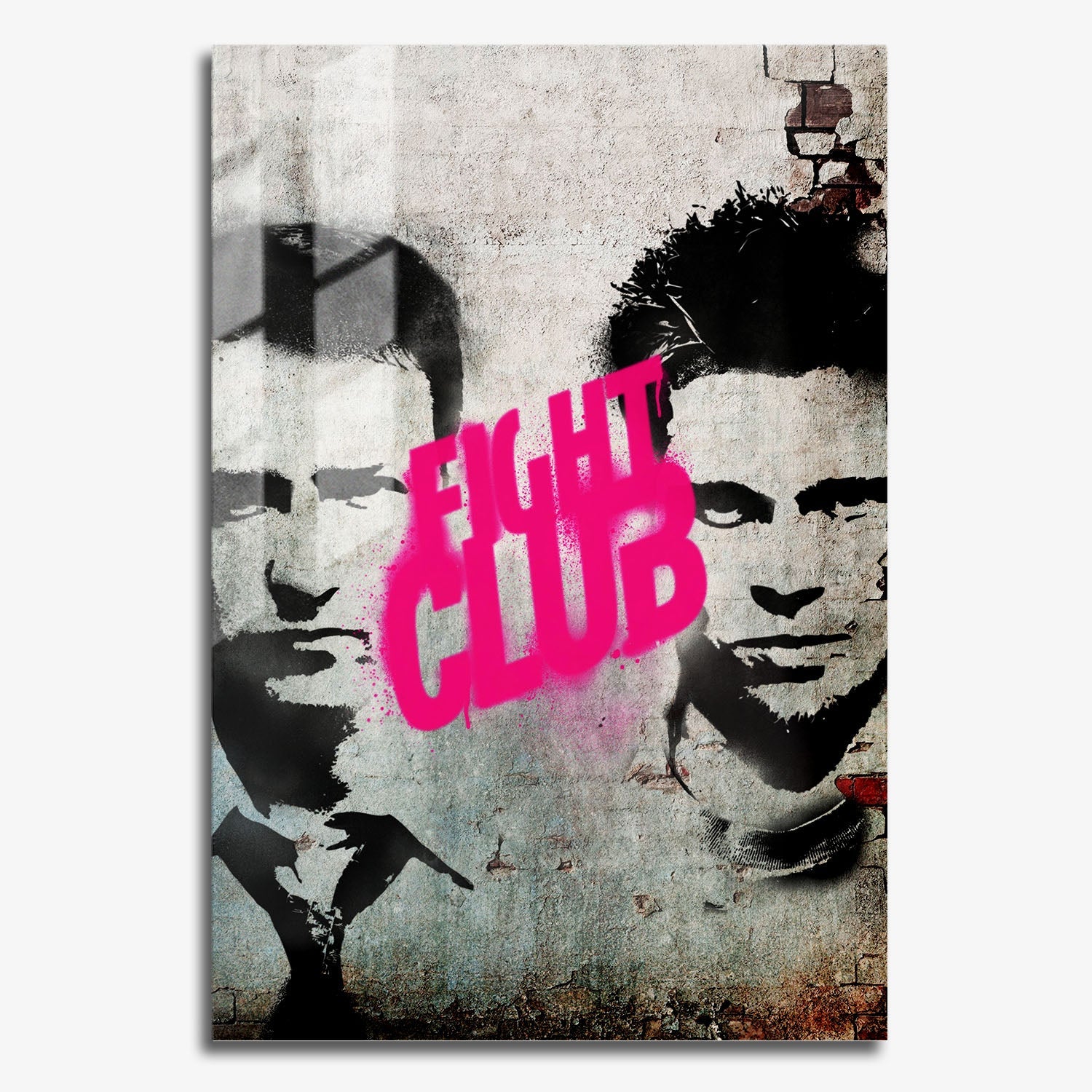 Fight Club Teaser Metal Poster Movie Metal Poster – Flex Design Store