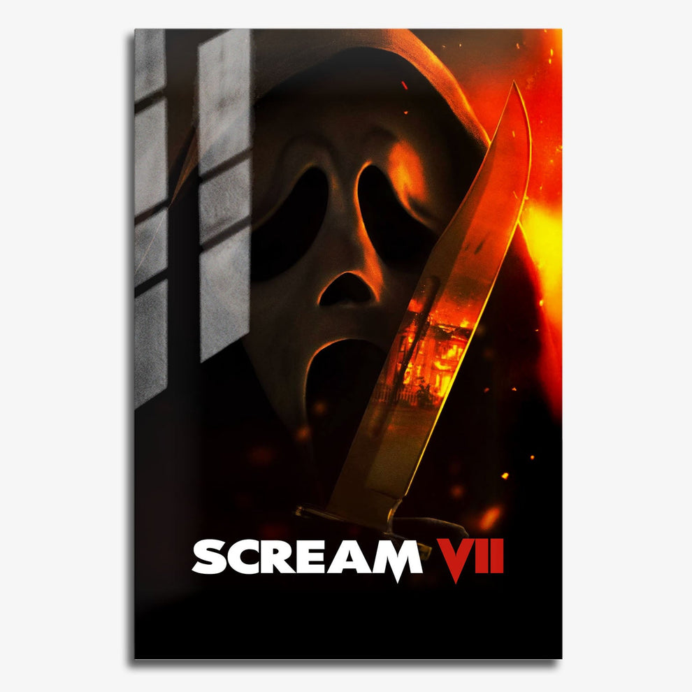 Scream 7 Theatrical Metal Poster Movie Metal Poster – Flex Design Store