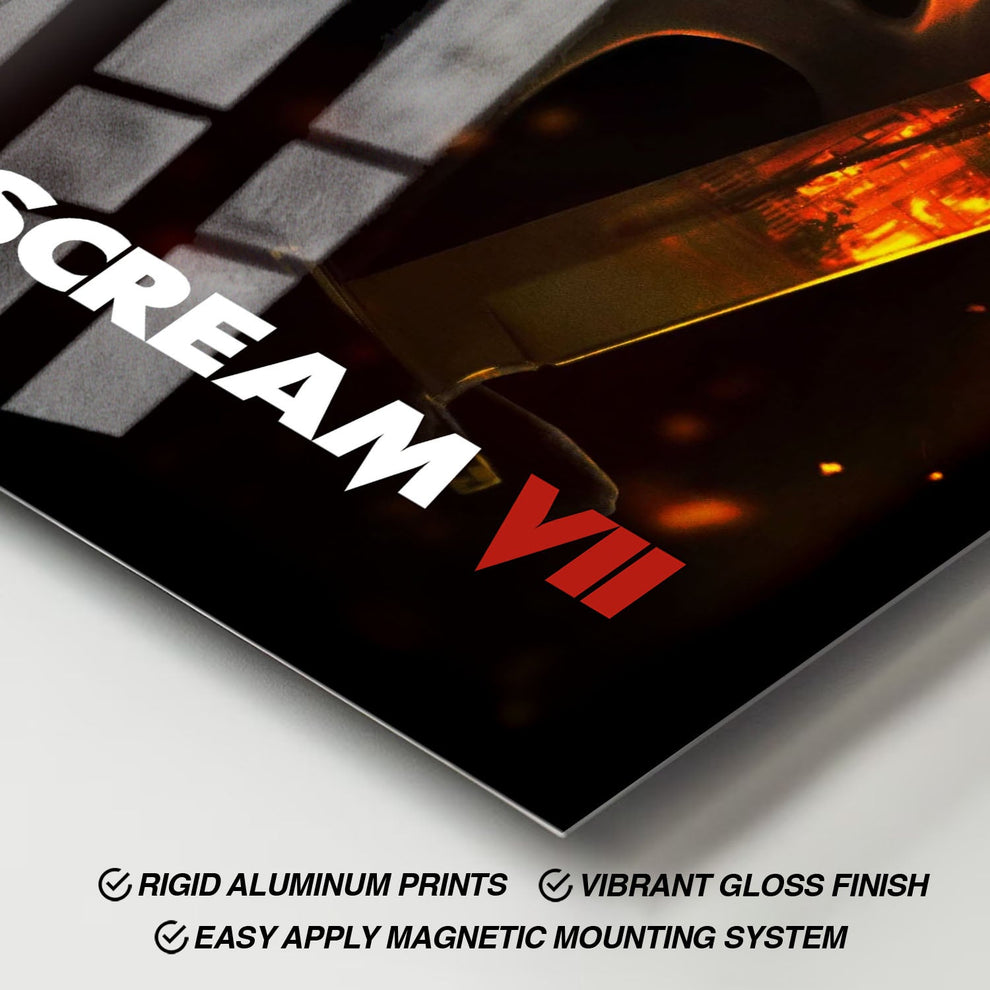 Scream 7 Theatrical Metal Poster Movie Metal Poster – Flex Design Store