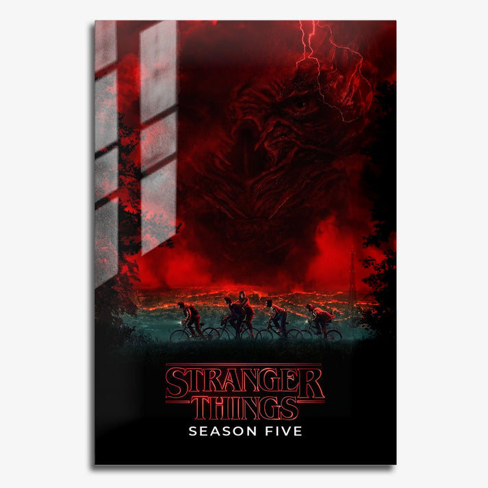 Stranger Things Season 5 Metal Poster TV Show Metal Poster – Flex ...