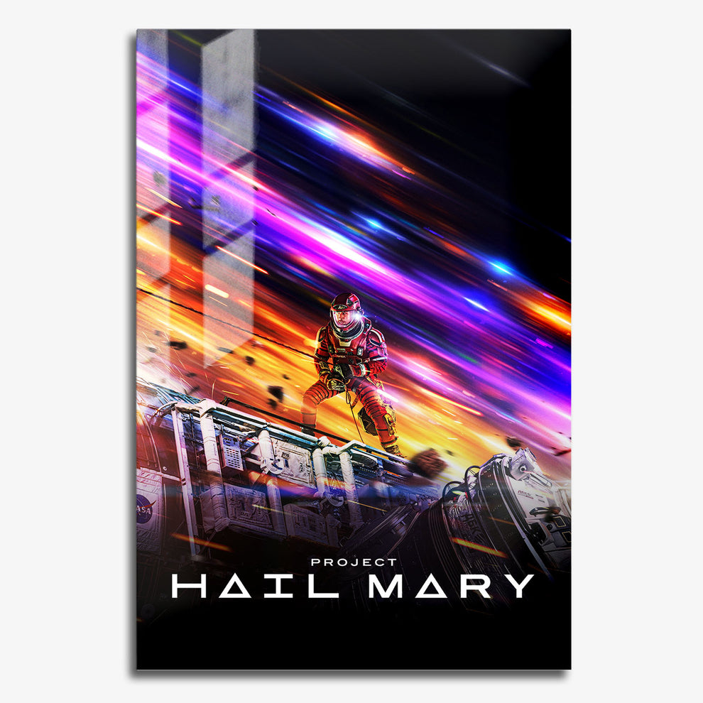 Project Hail Mary Theatrical Metal Poster Movie Metal Poster – Flex ...