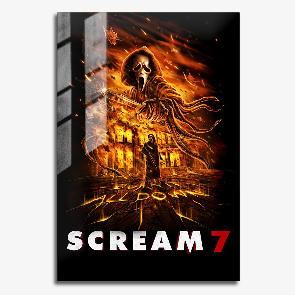 Scream 7 Cinematic Metal Poster Movie Metal Poster – Flex Design Store