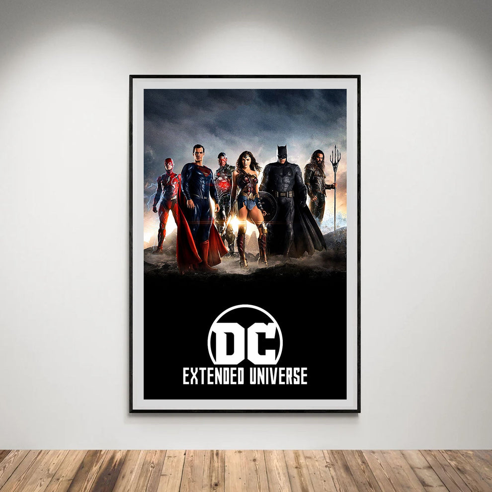Worlds of DCEU Poster Movie Poster – Flex Design Store