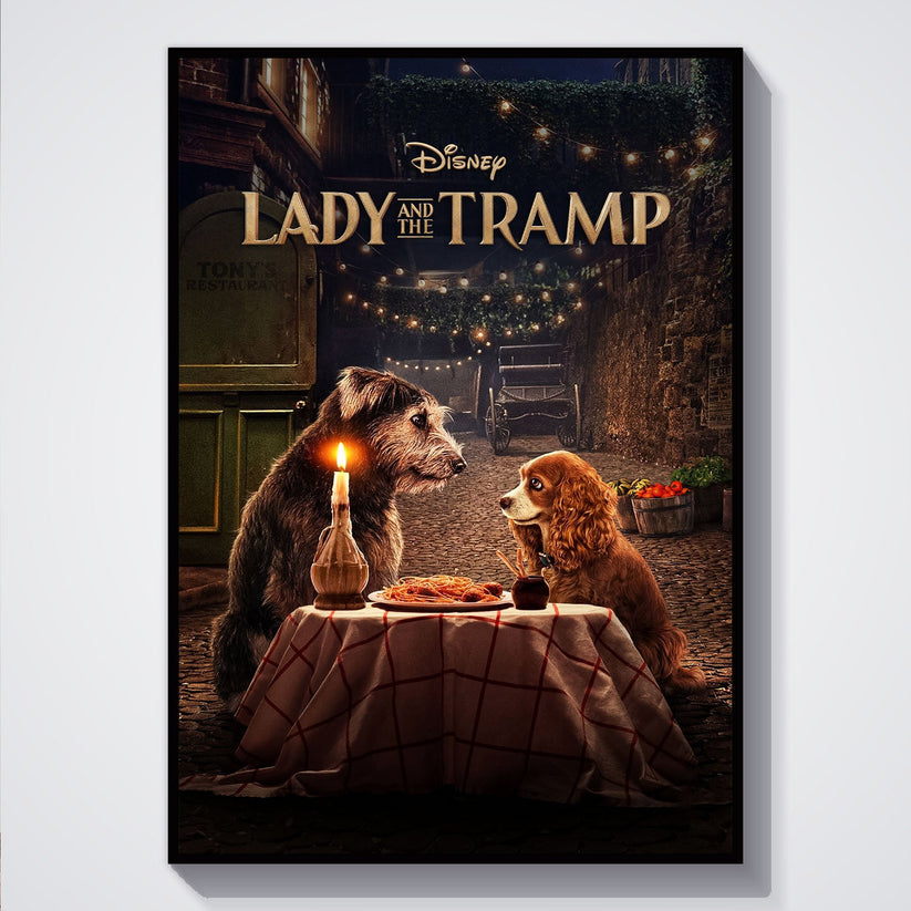 Lady and the Tramp Live Action Poster Movie Poster – Flex Design Store
