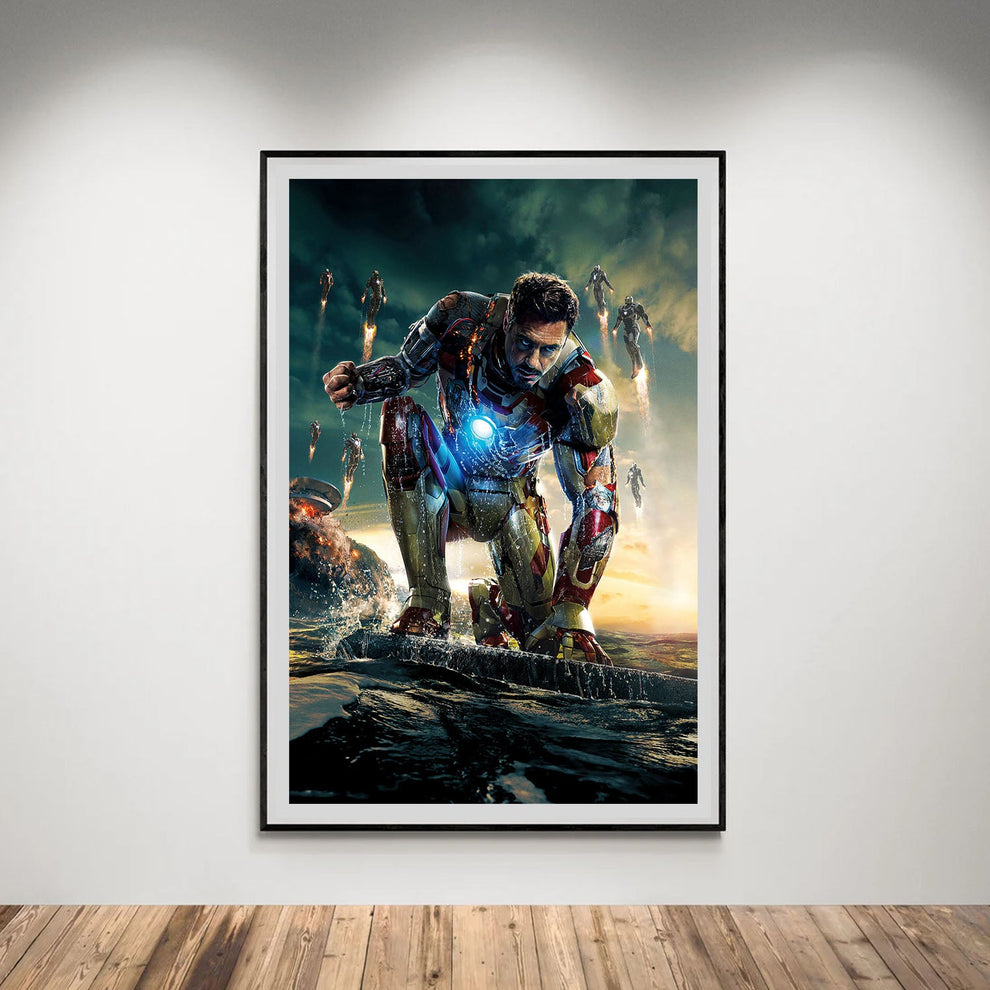 Iron Man 3 Textless Poster Movie Poster – Flex Design Store