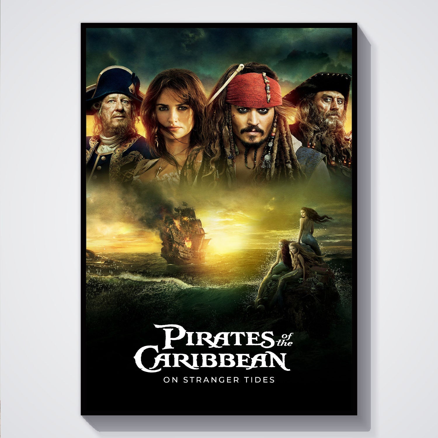 Pirates of the Caribbean On Stranger Tides Poster Movie Poster – Flex ...