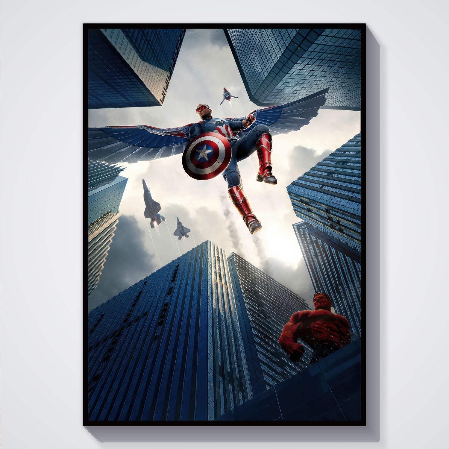 Captain America Brave New World Textless Poster Movie Poster – Flex ...