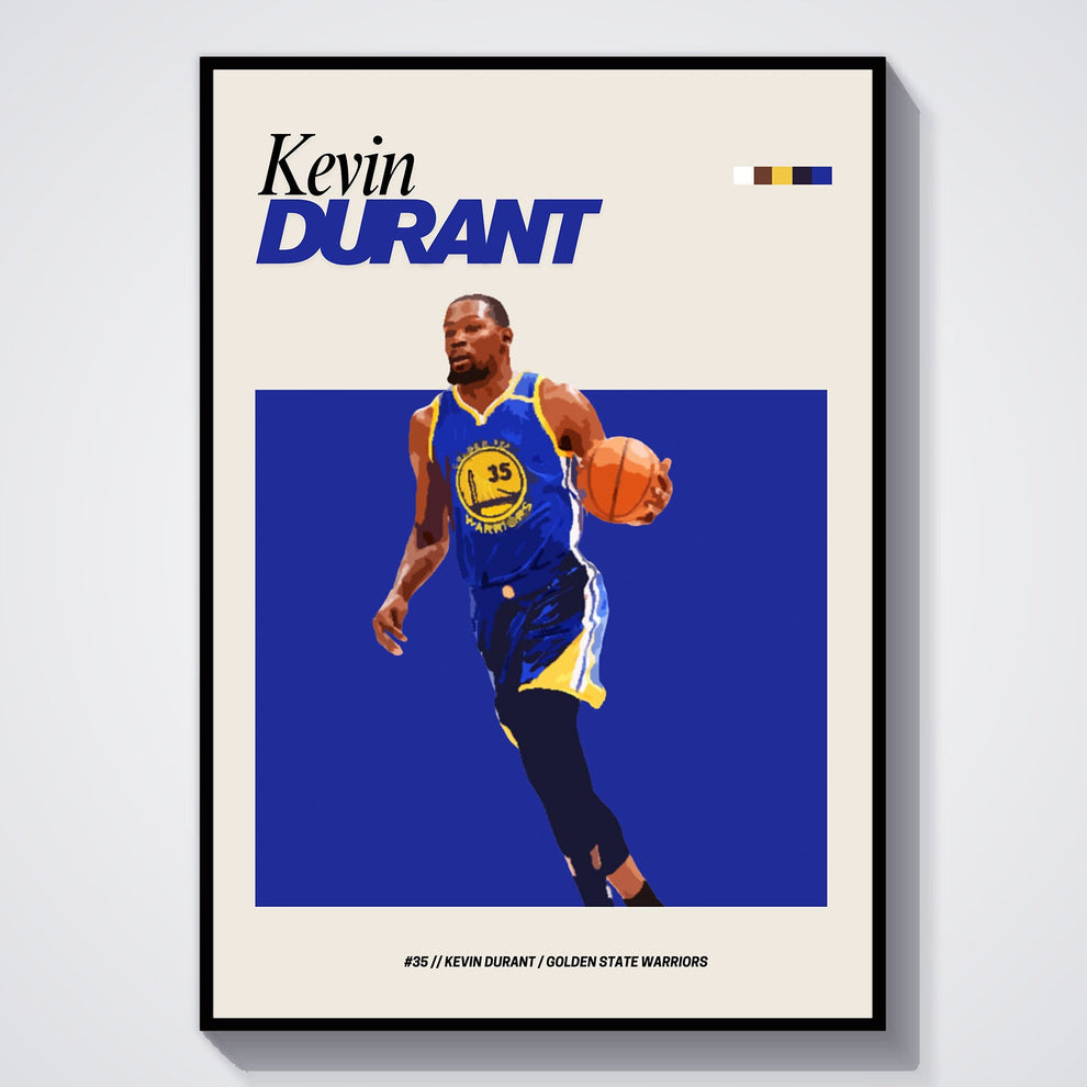 Kevin Durant GS NBA FlexM Poster Poster – Flex Design Store
