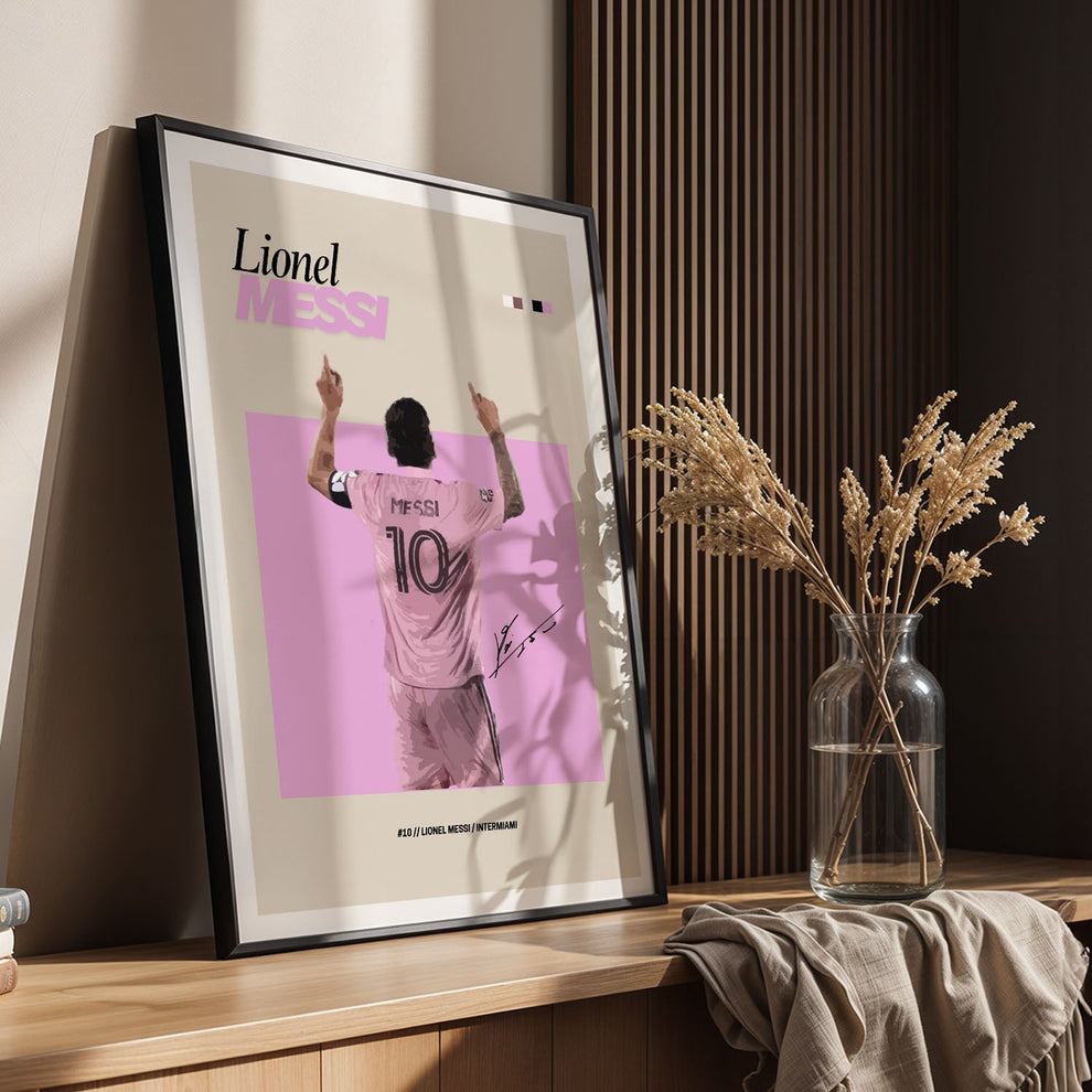 Lionel Messi Inter Miami FlexM Poster Poster – Flex Design Store