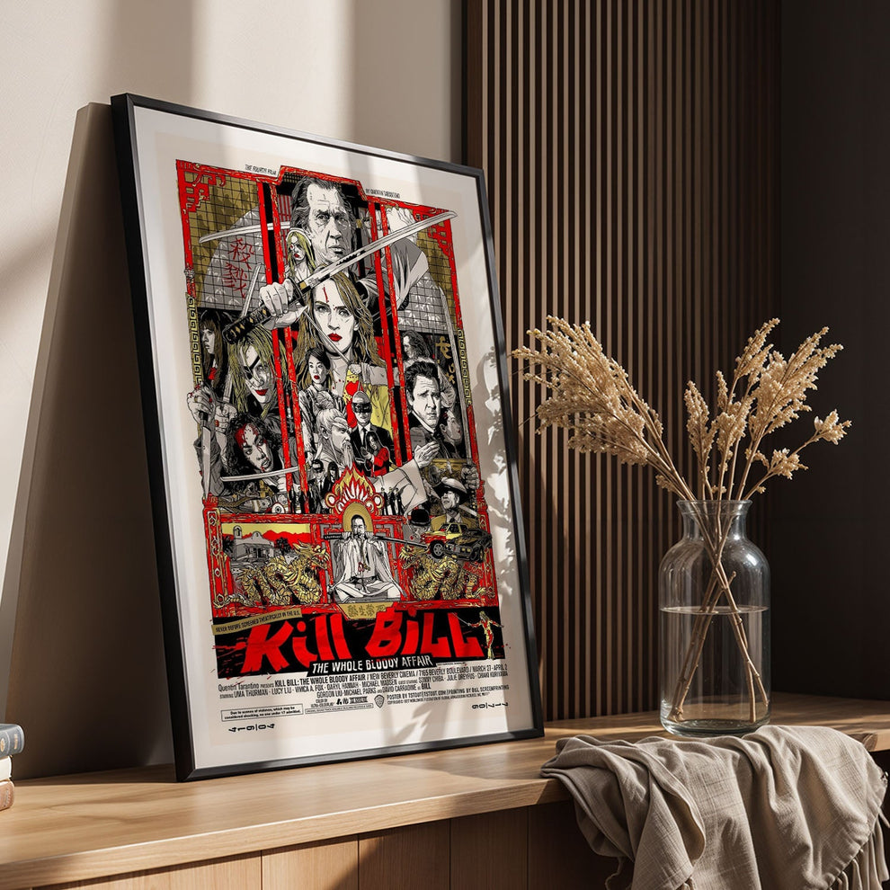 Kill Bill The Whole Bloody Affair Key Art Poster Movie Poster – Flex ...