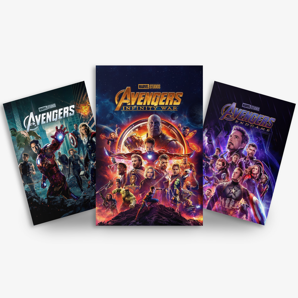 Marvel Avengers MCU Poster Set Poster Set – Flex Design Store